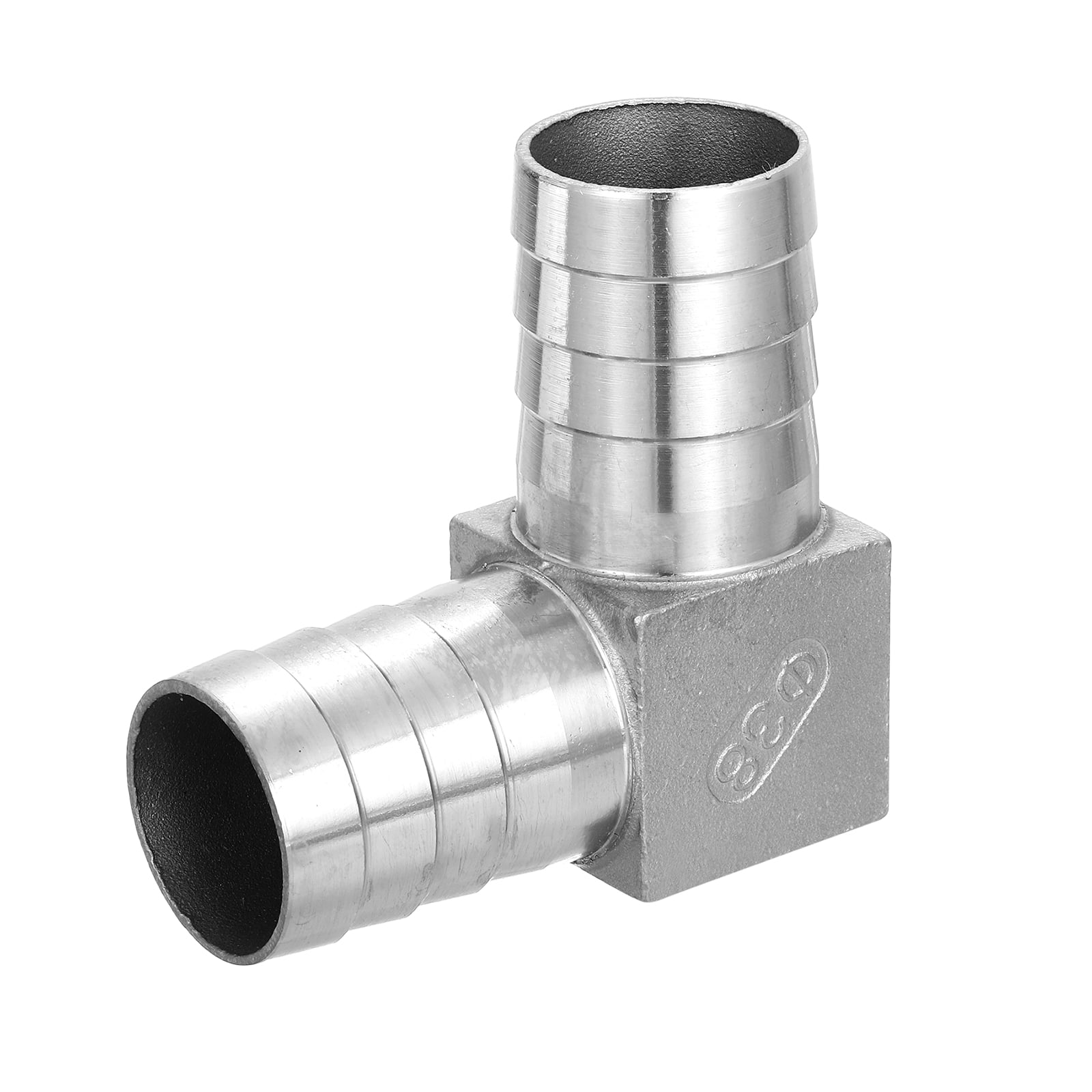 38mm Hose Barb 90 Degree Pipe Fitting, 304 Stainless Steel L Right ...