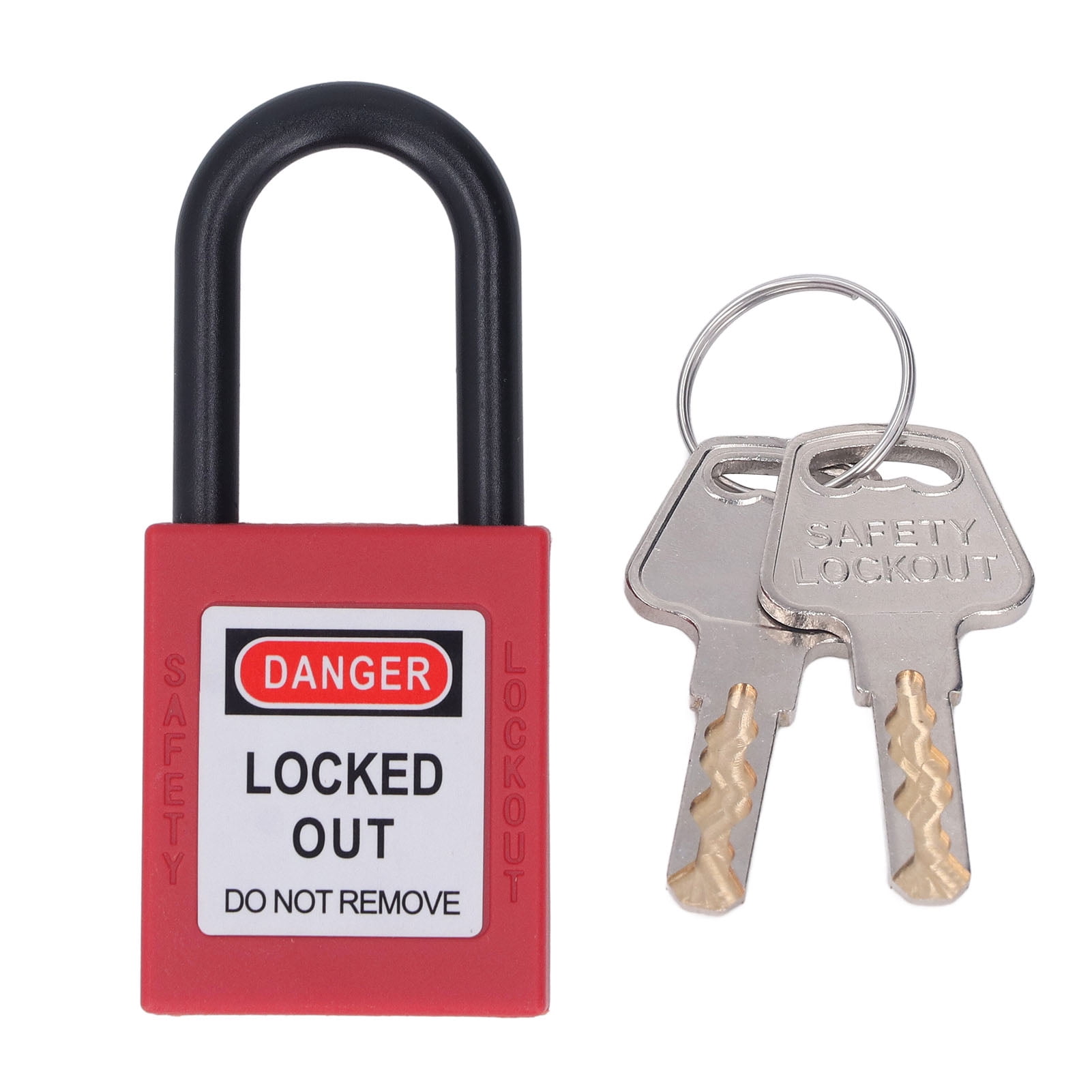 38mm Lockout Tagout Lock Nylon Engineered Dust Proof Energy Isolated ...