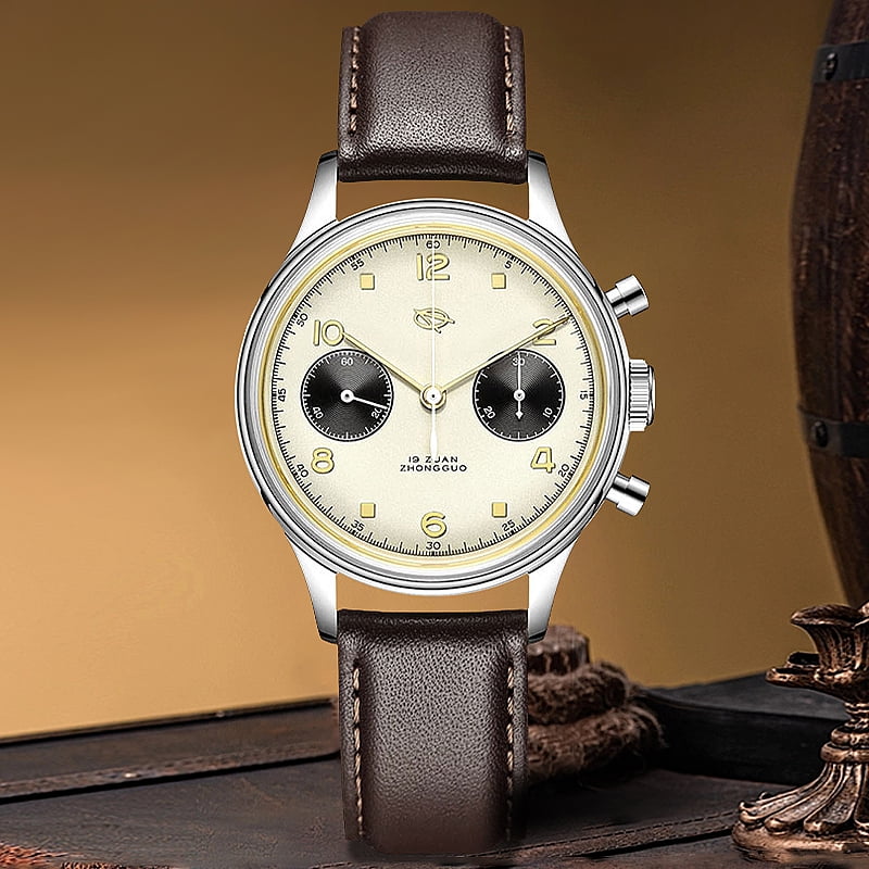 38mm Men's Watch with 1963 Chronograph Original ST1901 Movement ...