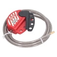 38mm Stainless Steel Safety Padlock and 1.8m Adjustable Cable Lockout ...