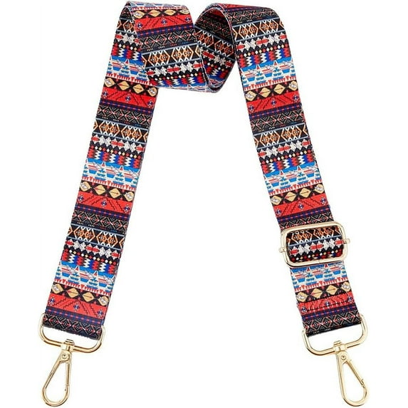 38mm Wide Adjustable Polyester Bag Straps Women Crossbody Bag Belts With Alloy Swivel Clasp Red ...