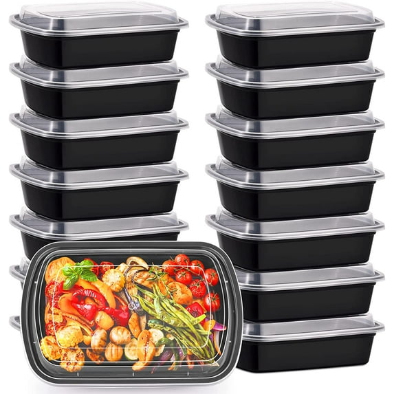 38oz Meal Prep Containers, Extra Large &Thick Food Storage Containers ...
