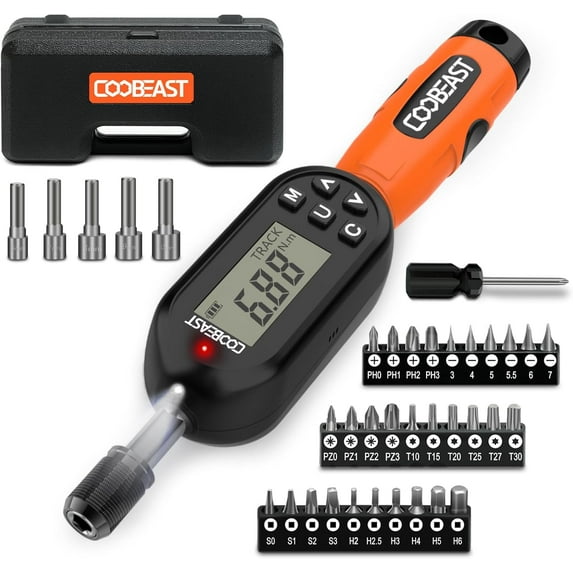 38pcs Torque Screwdriver 1.01-106.2 in-lbs/0.11-12 Nm, 1/4 inch Drive ...