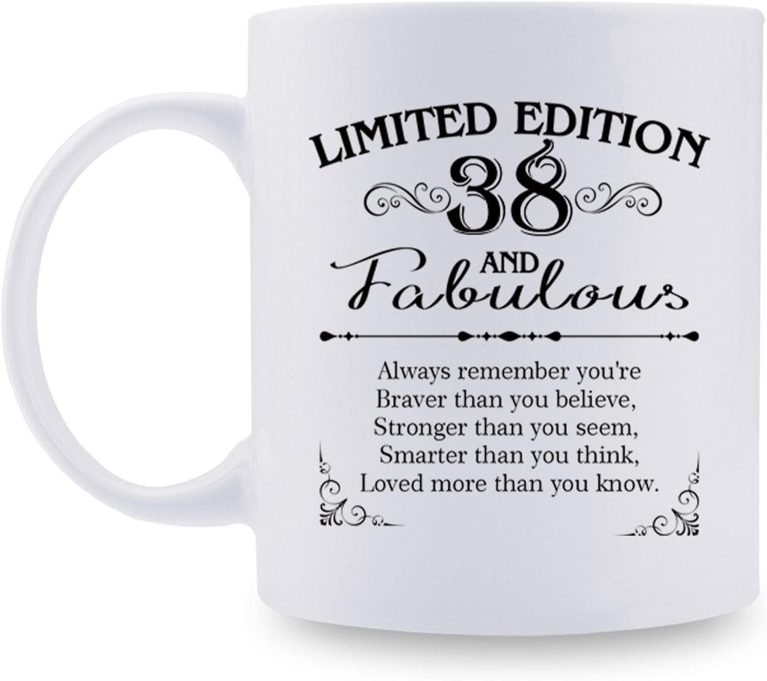 38th Birthday Gifts for Women Men - 11 oz Coffee Mug - 38 Year Old ...