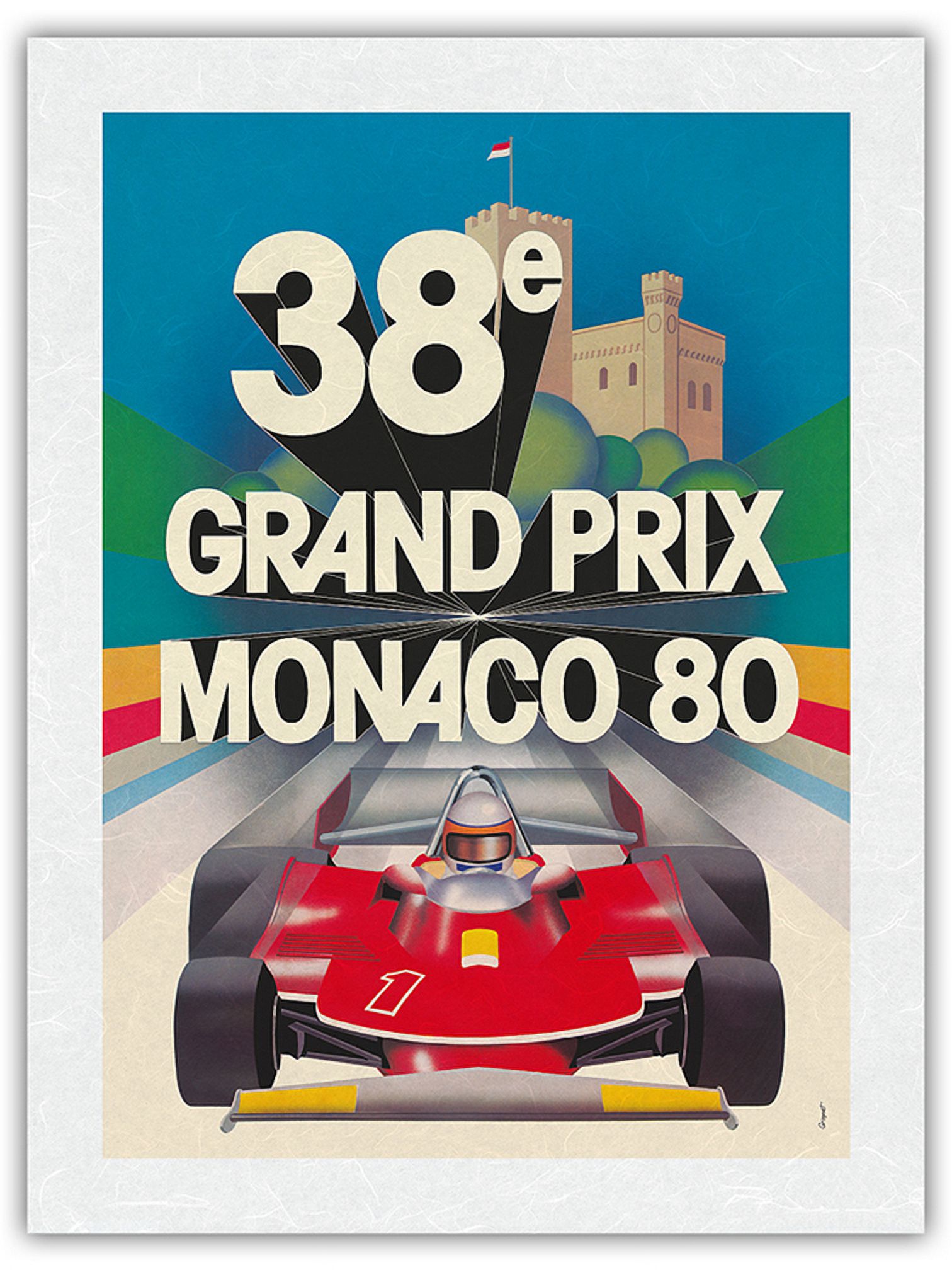 38th Monaco Grand Prix (Circuit de Monaco)-Formula One Race Cars-Racer ...