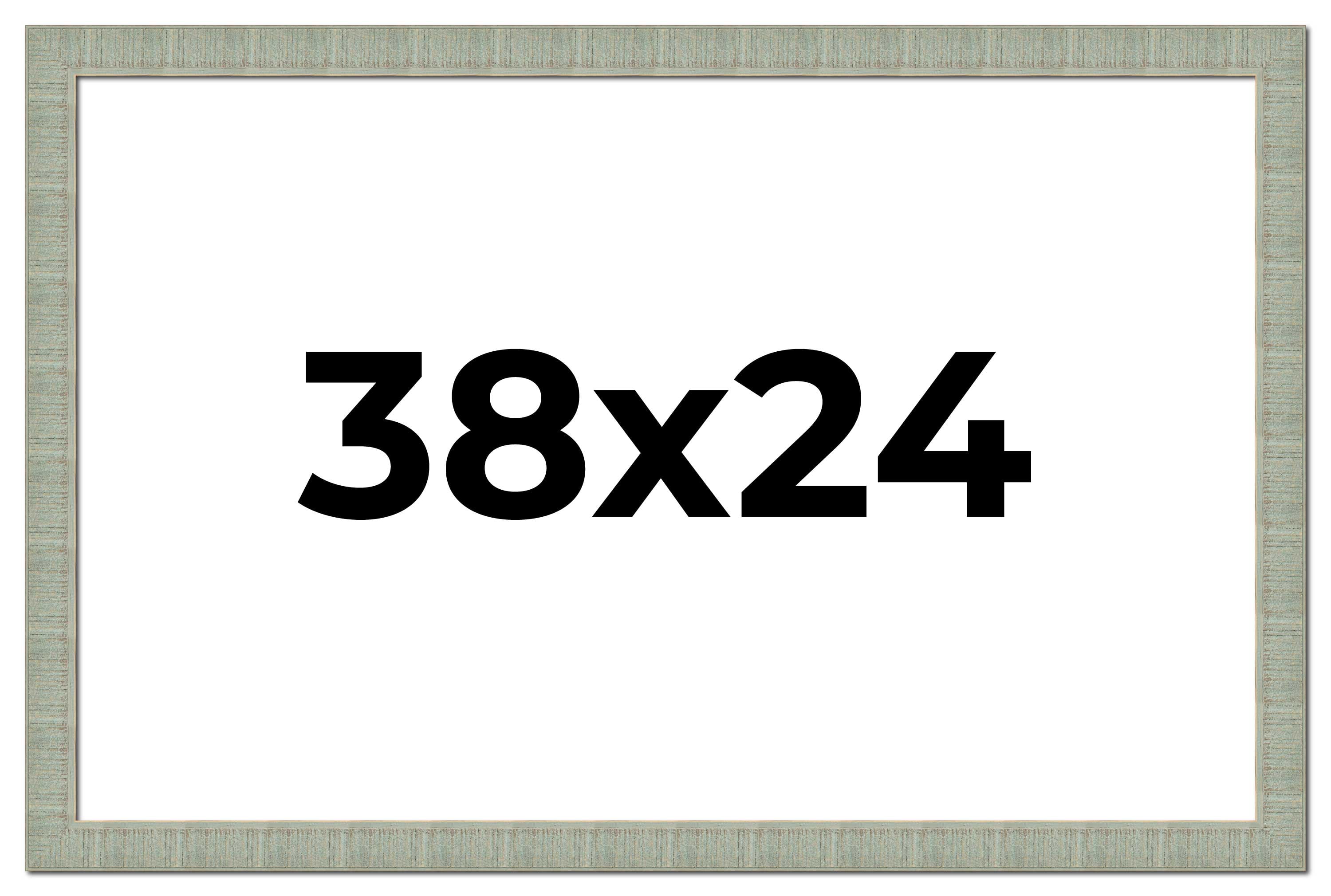 38x24 Frame Green Desert Pear Solid Wood Picture Frame | 1.625 Inch ...