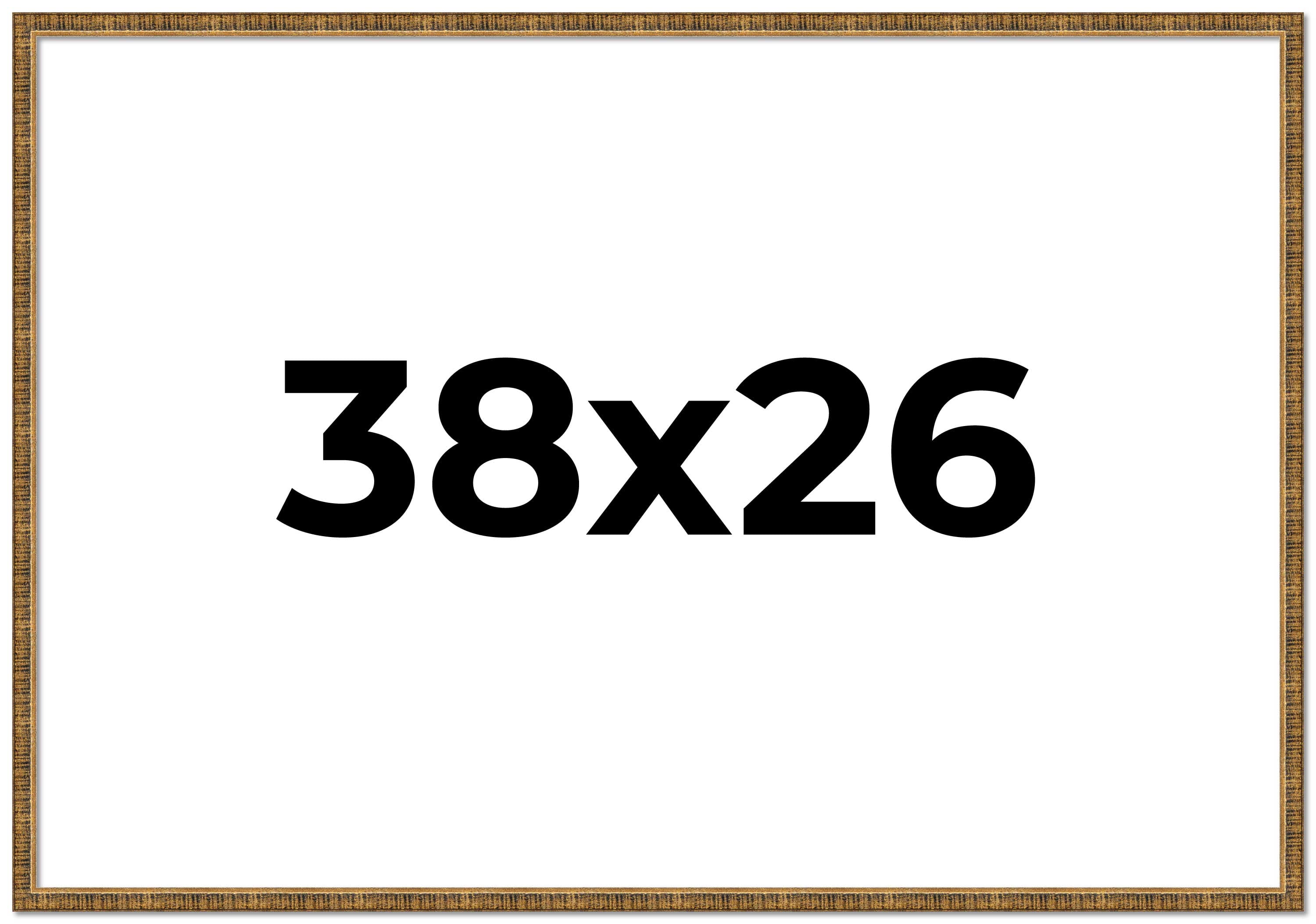 38x26 Frame Gold Picture Frame - Complete Modern Photo Frame Includes ...