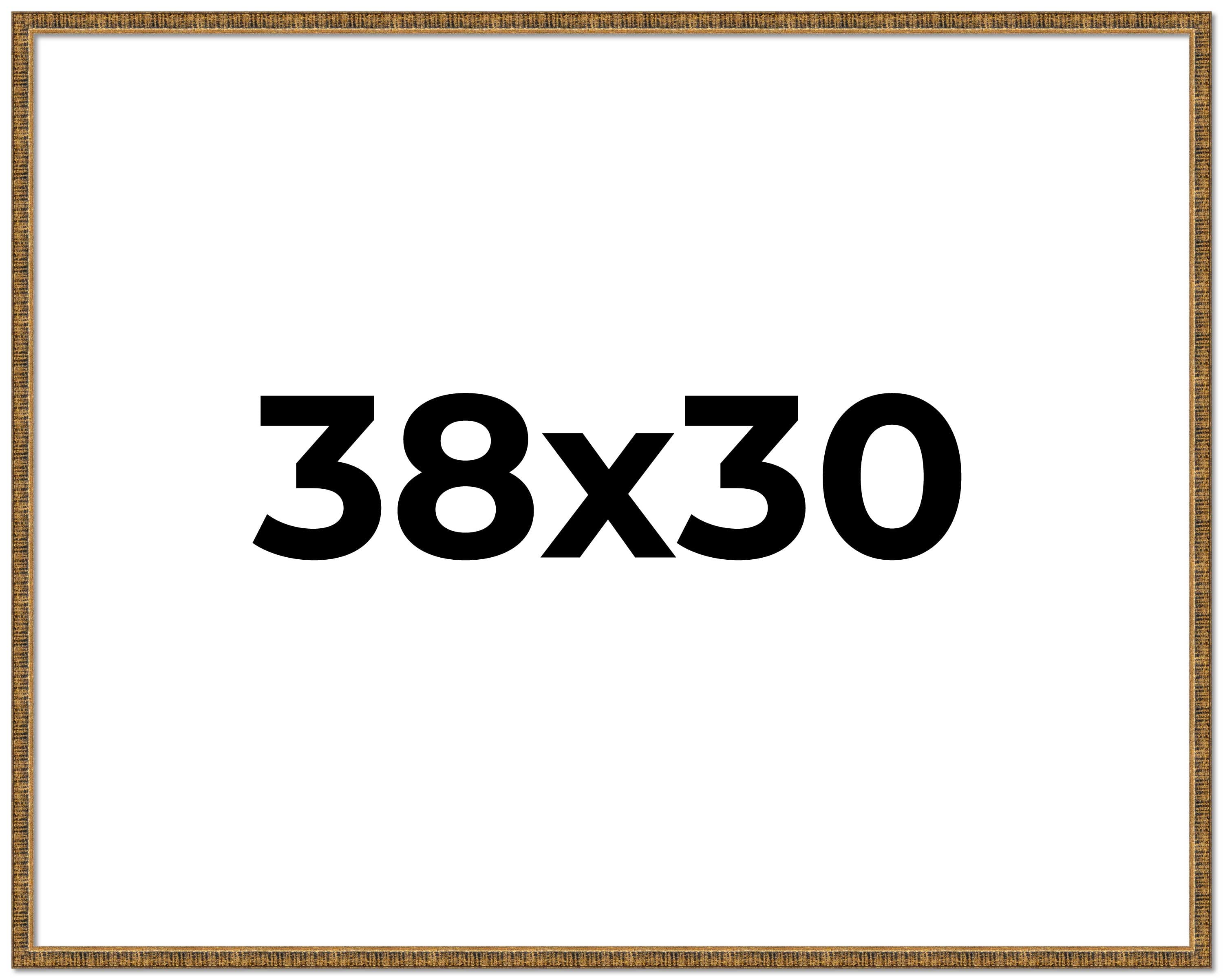 38x30 Frame Gold Picture Frame - Complete Modern Photo Frame Includes ...