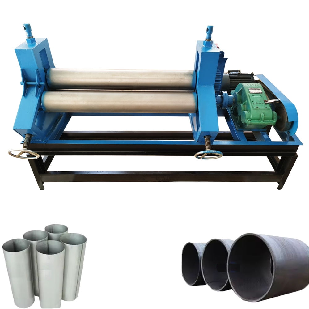 39.3" Automatic Steel Plate Rolling Machine 3PH Heavy-Duty Vertical ...