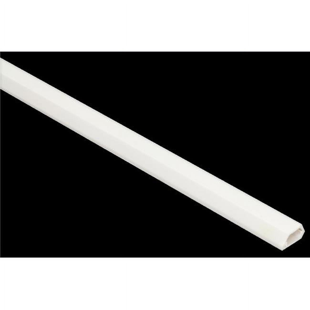 39.37 x 0.42 x 0.32 in. 1 m Plastic Wire Cover Raceway, White - Walmart.com