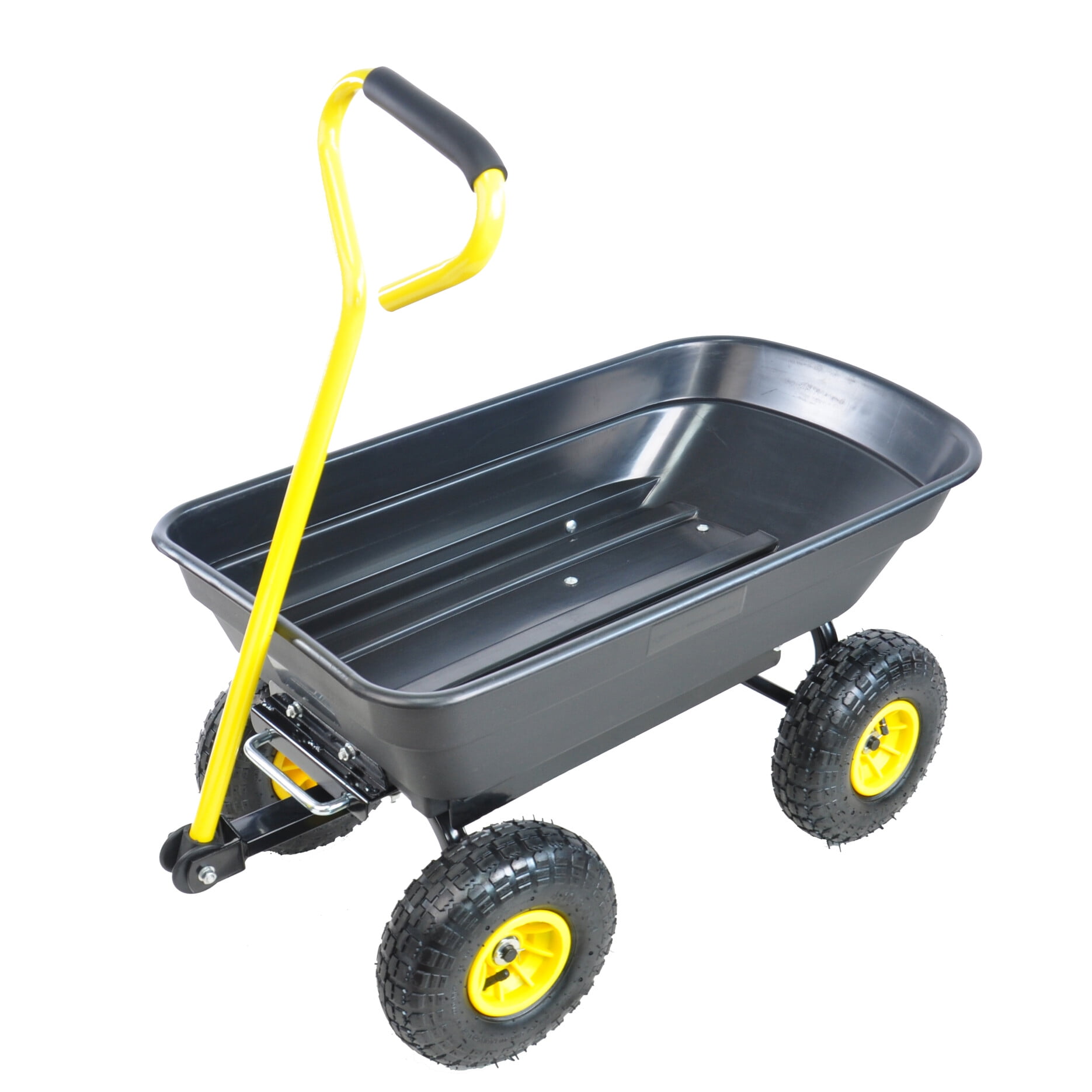 39.37''x 18.90''x 38.98'' Collapsible Garden Wheelbarrow, Folding Yard ...