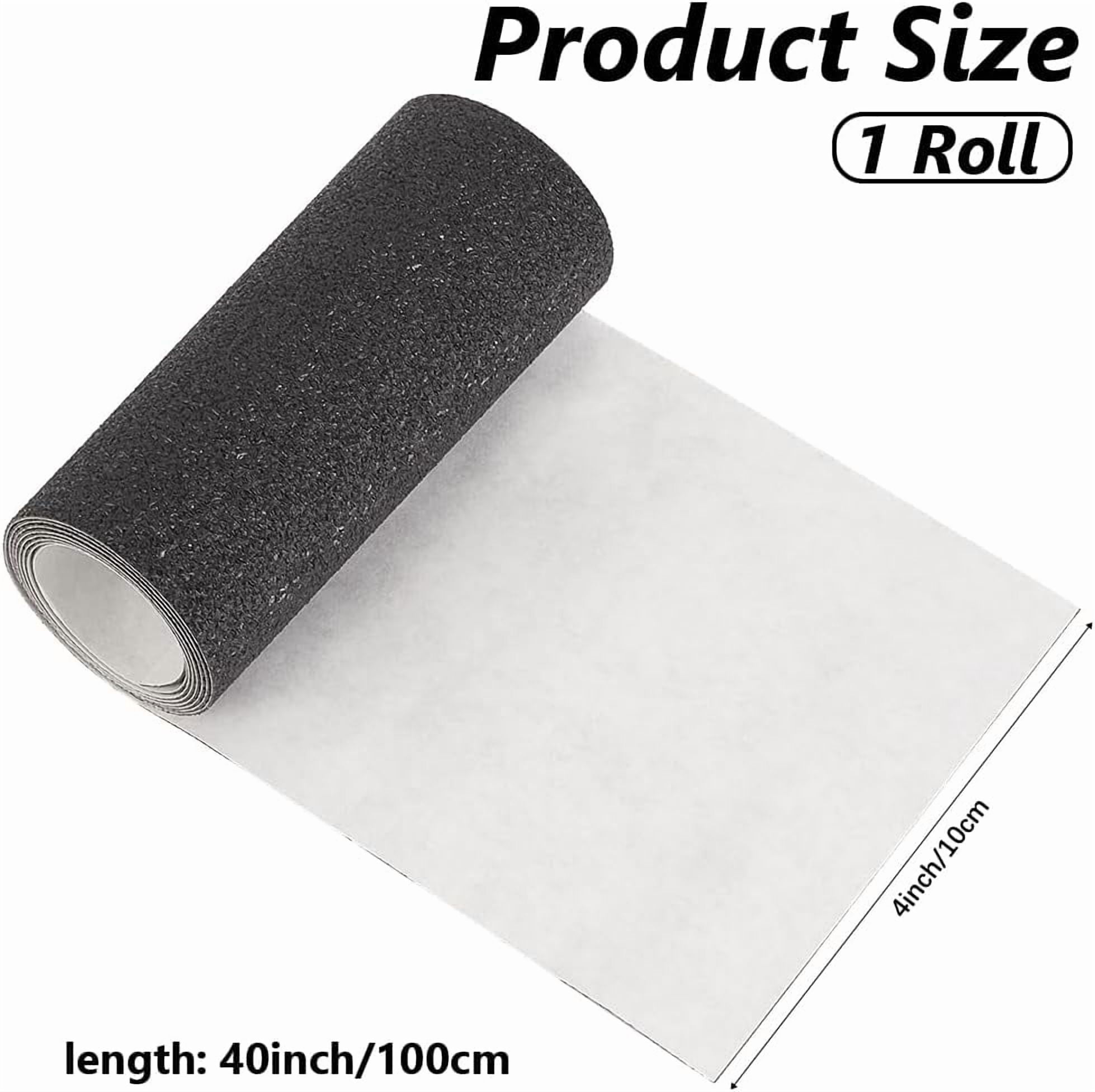 39.37 x 4 Inch Shoe Sole Protector Roll Shoe Sole Adhesive Tape Black ...