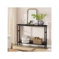 39.4" Console Entryway Table, 2-Tier Narrow Side Table With Open ...