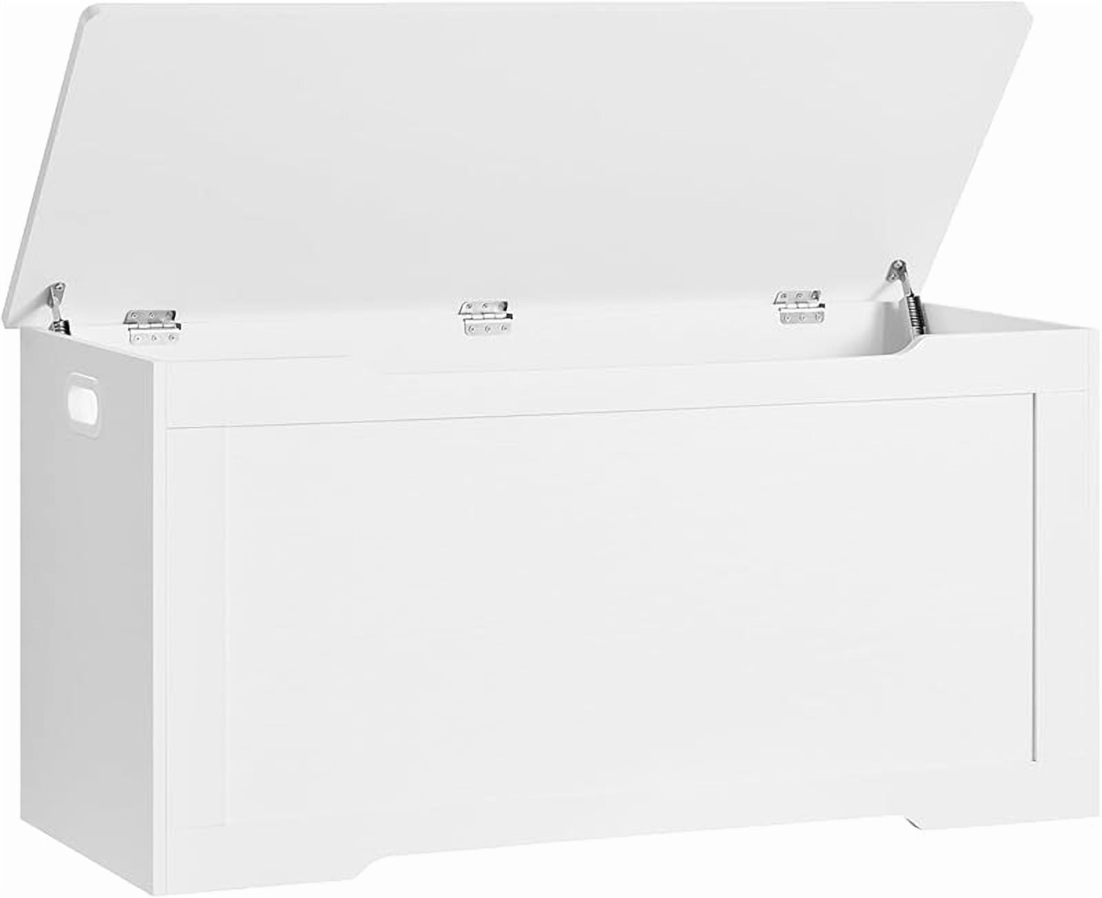 39.4” Storage Chest, Toy Box with 2 Safety Hinges, Toy Chest for ...