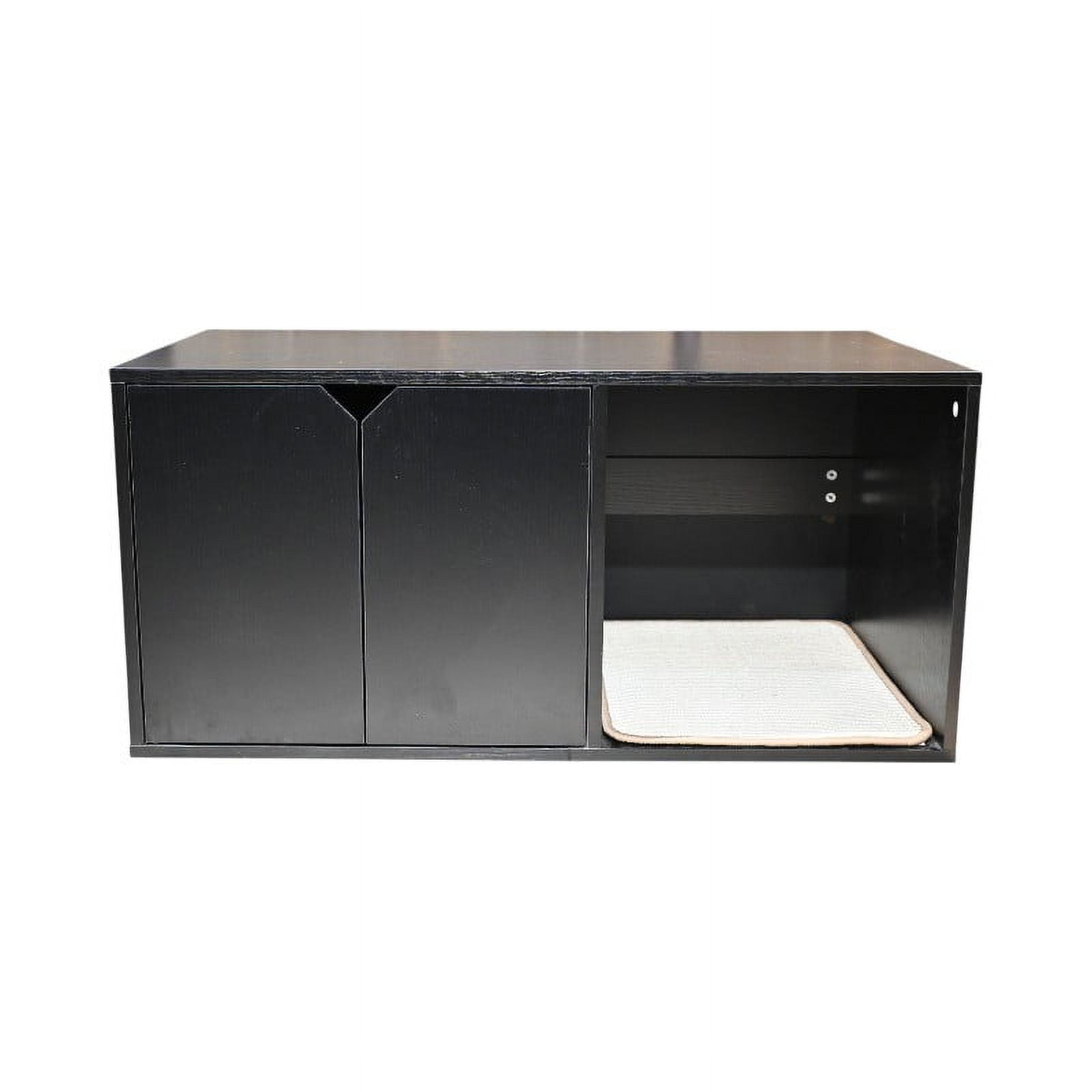 39.4" Top open Cat Litter Box Enclosure Furniture, Cat Washroom, Hidden ...