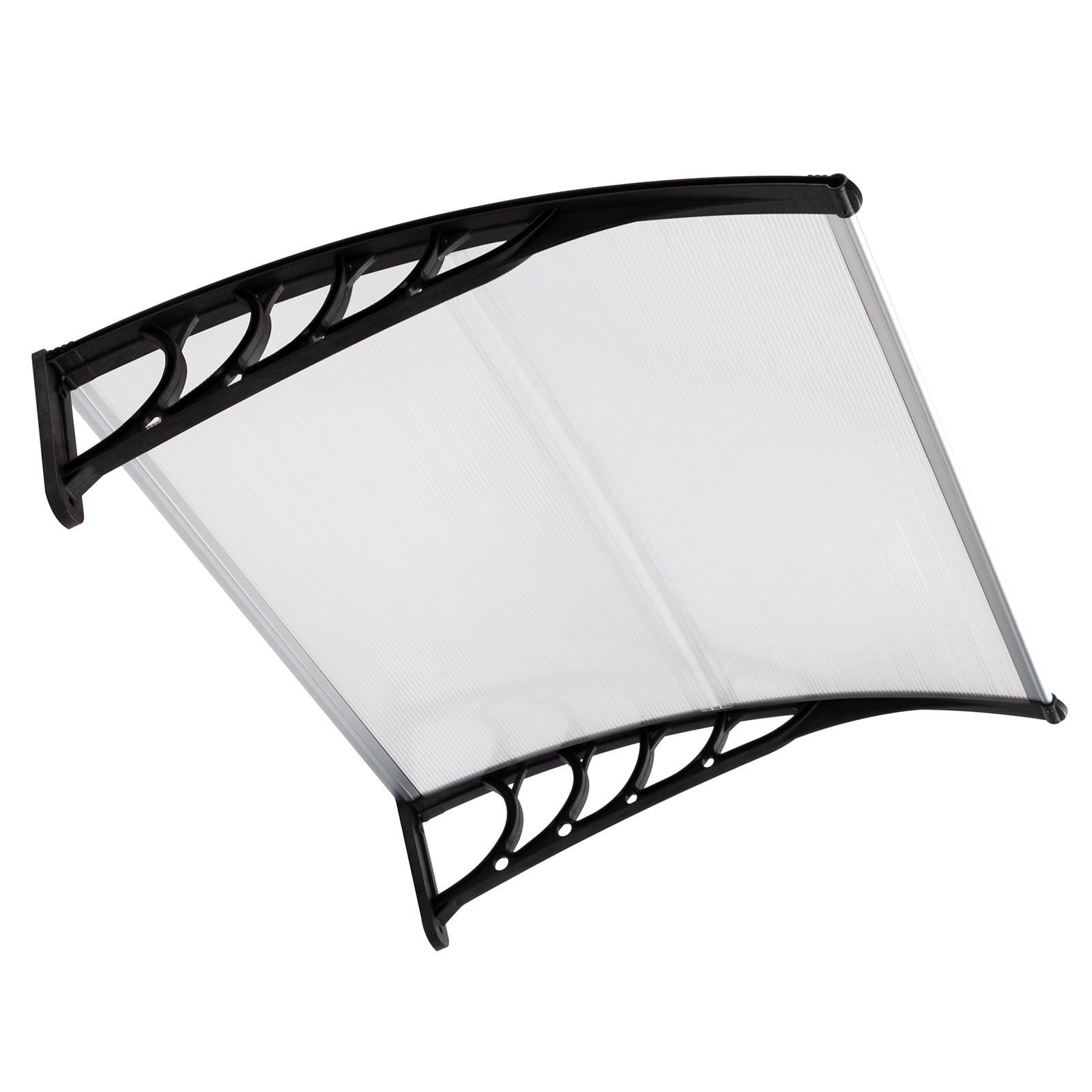39.4"x31.5" Door & Window Rain Cover Eaves Canopy - White Polycarbonate ...