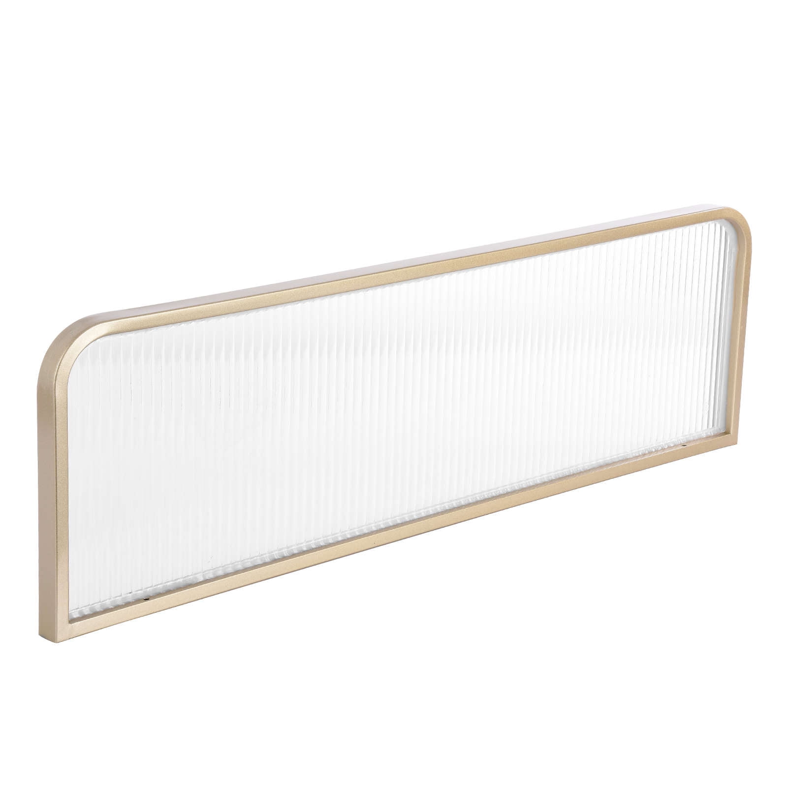 （39.4x11.8in）Iron Dividers for Dining Areas, Tempered Glass Partitions ...