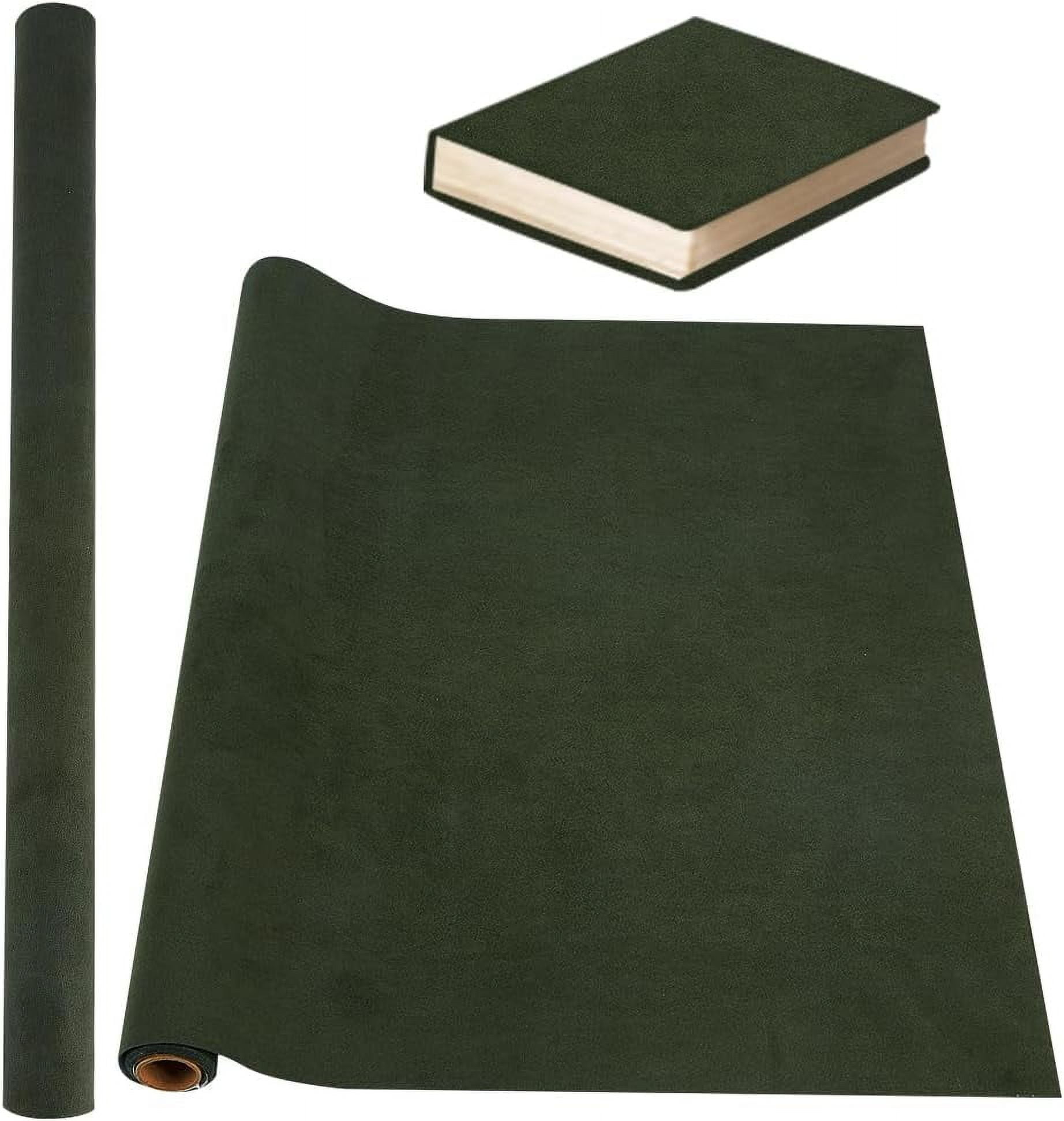 39.4x16.9 Inch Black Bookcover Imitation Leather Surface with Paper ...