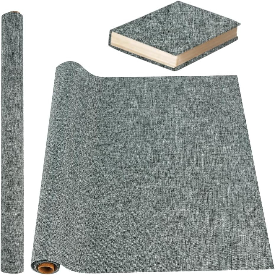 39.4x16.9 Inch Book Binding Cloth Gray Bookcover Polyester Fabric ...