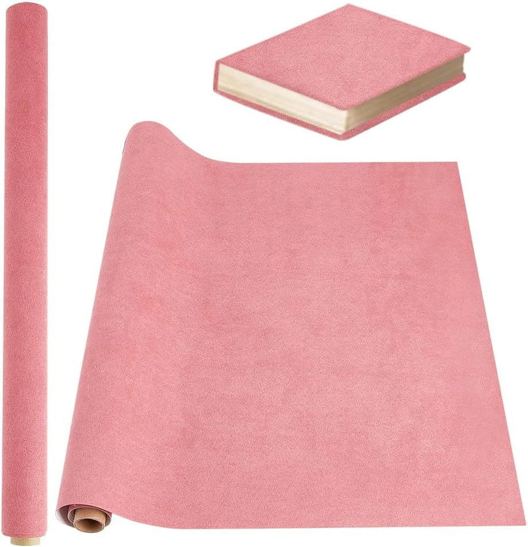39.4x16.9 Inch Book Binding Cloth Pink Bookcover Imitation Leather ...