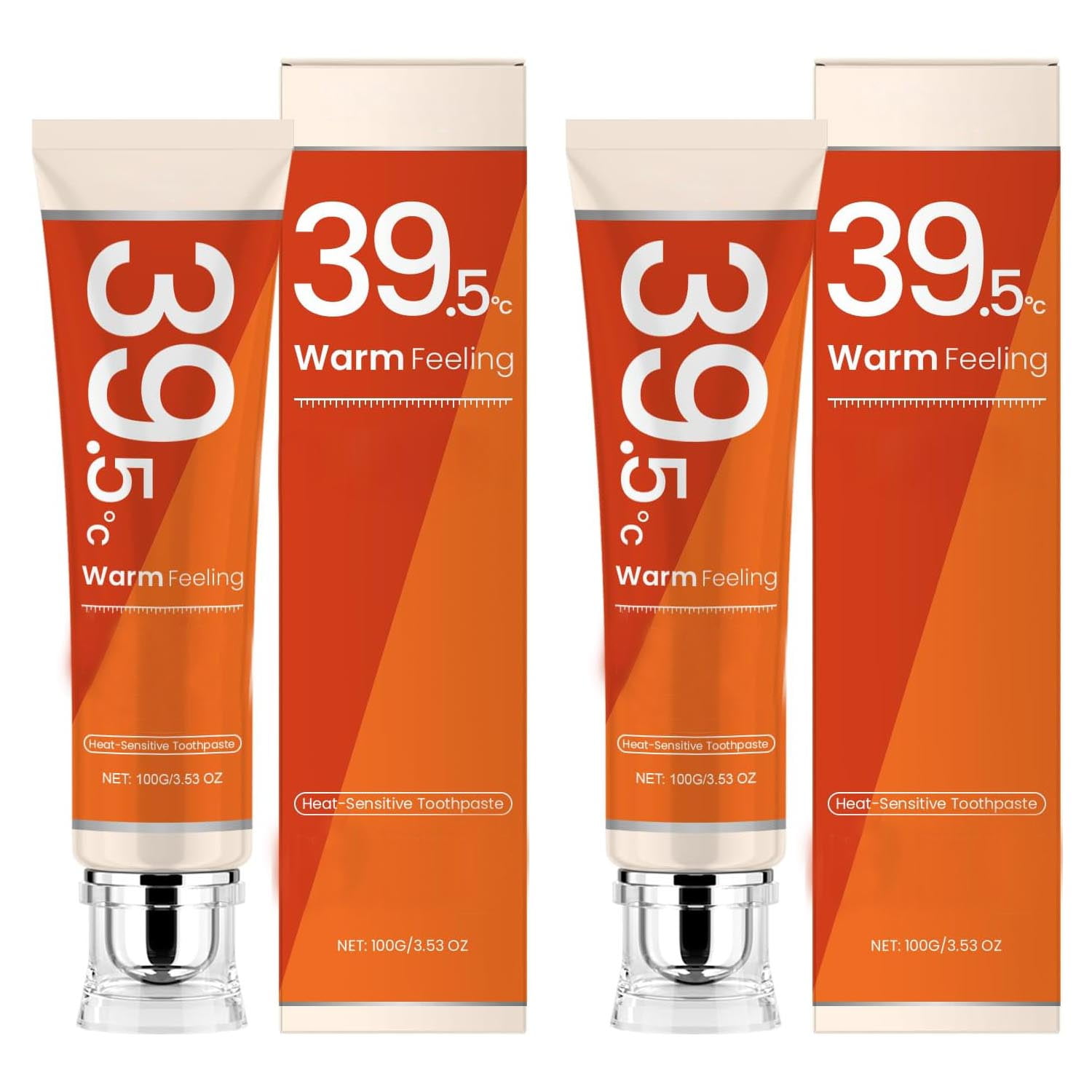 39.5˚C Lysozyme Whitening Toothpaste, Warm Feeling Heat-Sensitive Dry ...