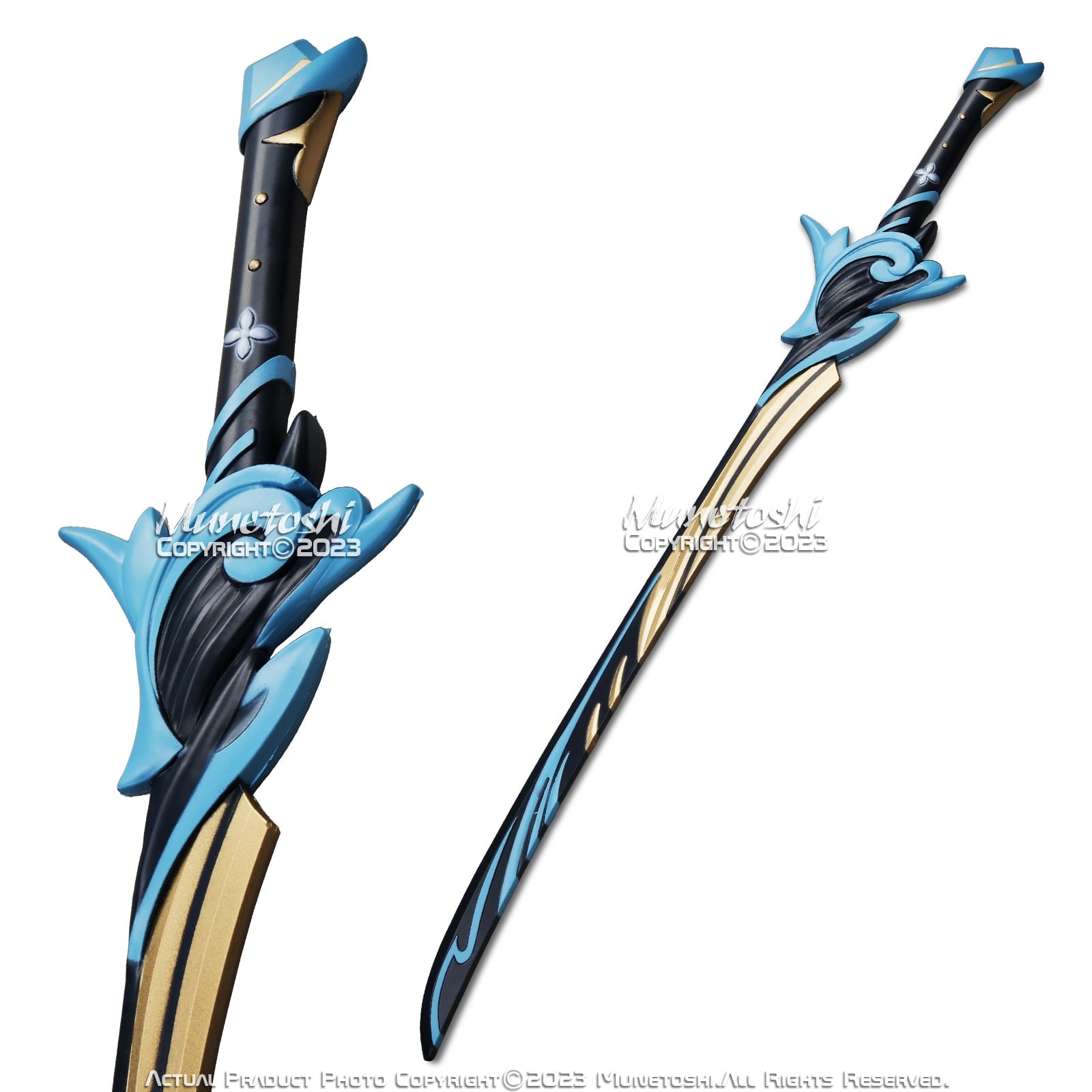 39.5" Foam Haran Geppaku Futsu Katana Samurai Sword Impact Video Game ...