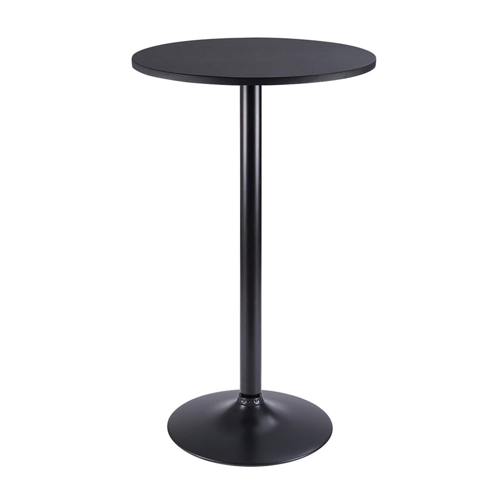 39.5-Inch Pub Table, Round Bar Height Cocktail Table, Metal Base Top ...