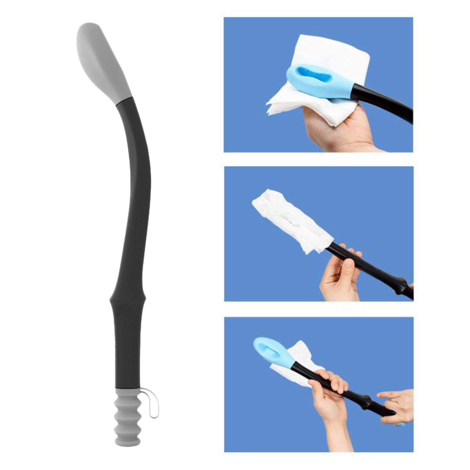 39.5cm Long Reach Bottom Wiper Toilet Self Wipe Aid Tissue Grip Helper ...
