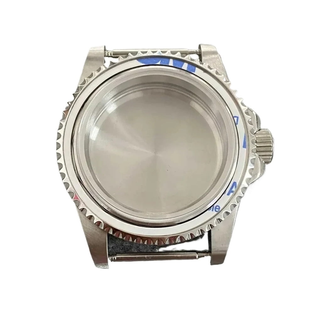 39.5mm Steel Watch Case Retro Flat Mirror Case with sapphire crystal ...