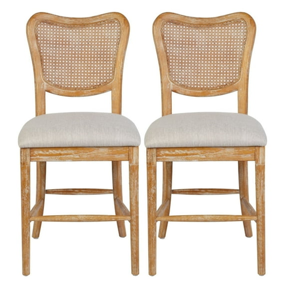 39.8"H Accent Chairs Set of 2, Farmhouse Dining Chairs with Round ...