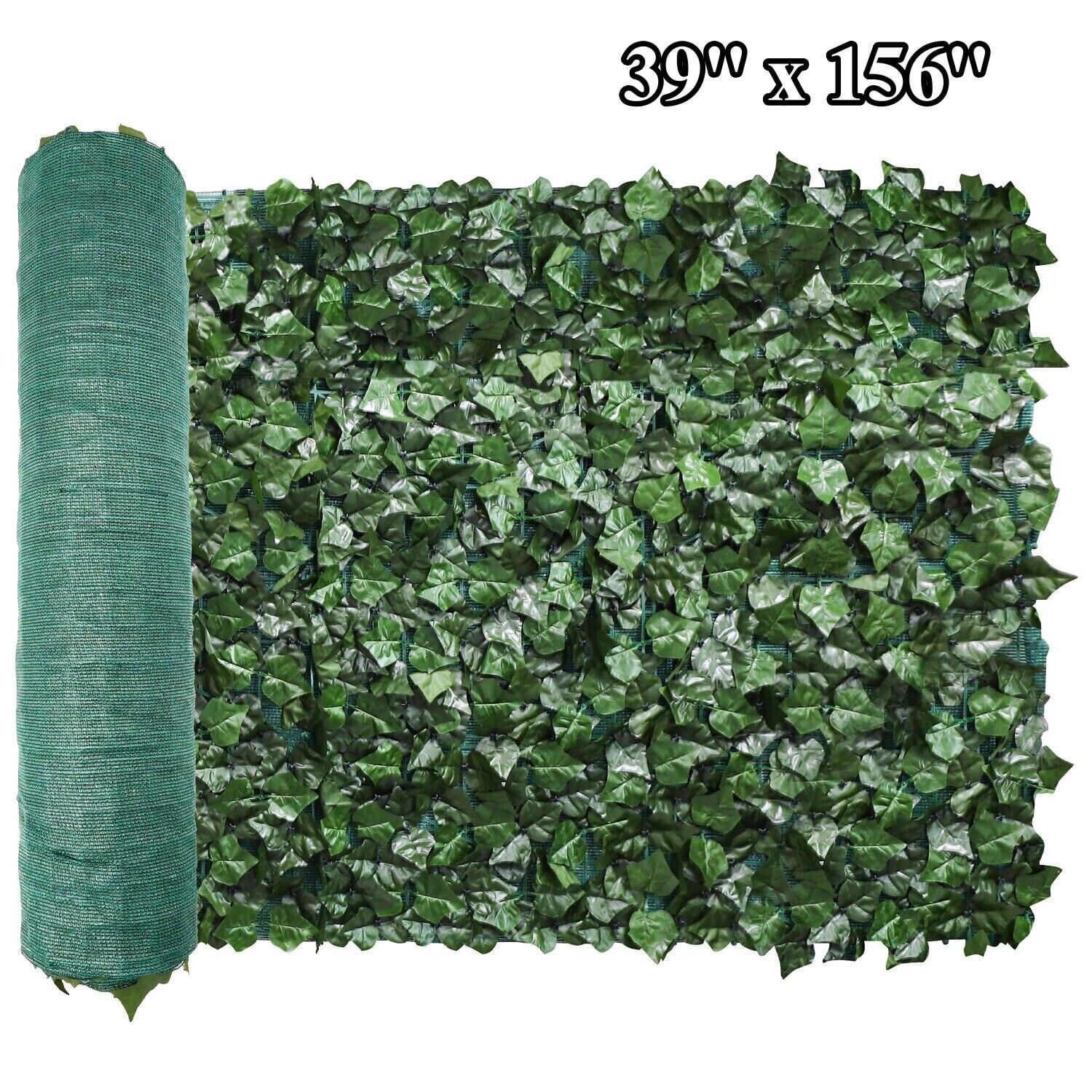 39'' Artificial Hedge Ivy Leaves Privacy Fence Screen Panel Wall ...