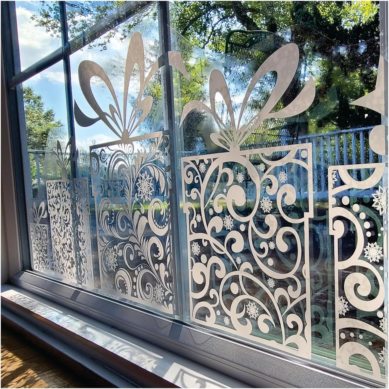 39" Gift Border Window Cling - Walmart.com