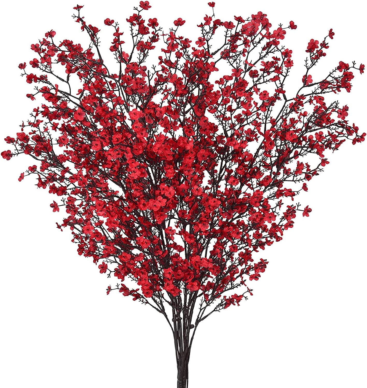 39. Inch Red Baby Breath Flowers Gypsophila Artificial Flowers Bulk ...