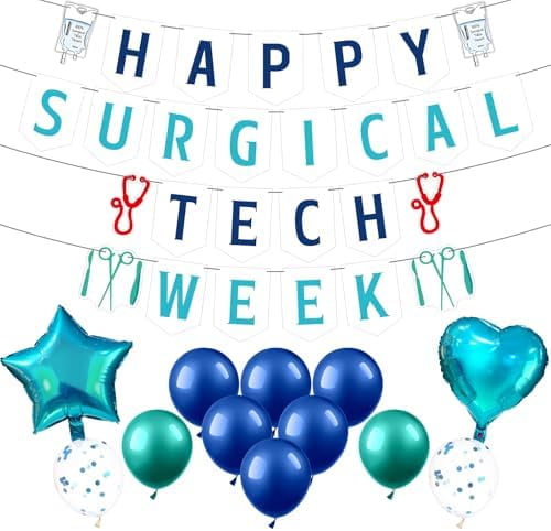 39 Pcs Surgical Technologist Appreciation Week Party Decor Staff Team ...