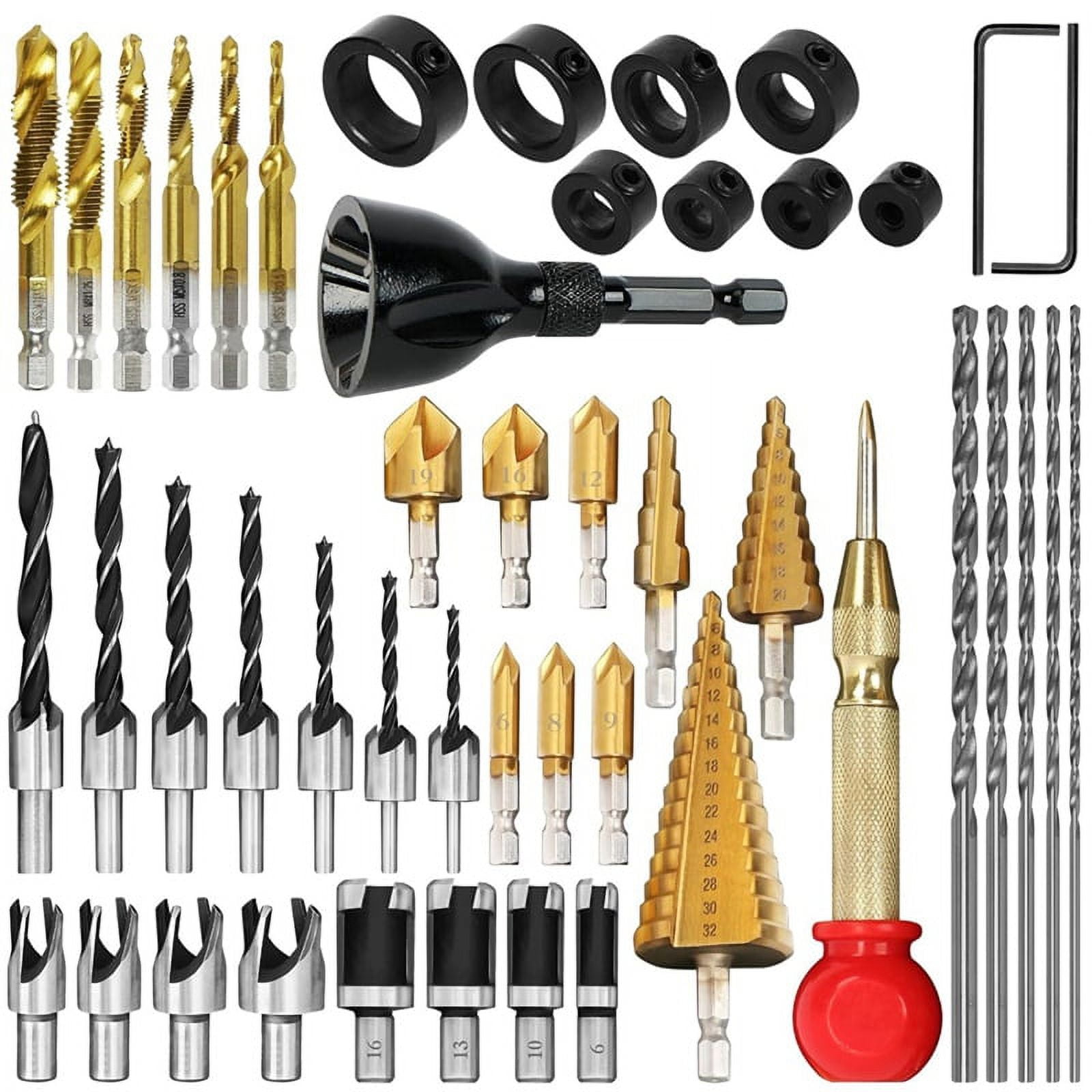 39-Pcs Woodworking Tools and Accessories, Bolt Deburring Tool ...