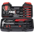39-Piece Portable Starter Tool Set with Toolbox for Home, Apartment ...