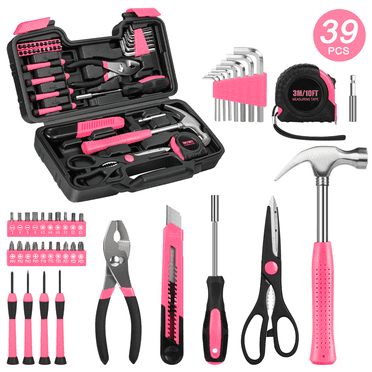 SOLUDE 95-Piece Complete Home Tool Kit for Men & Women with Storage ...