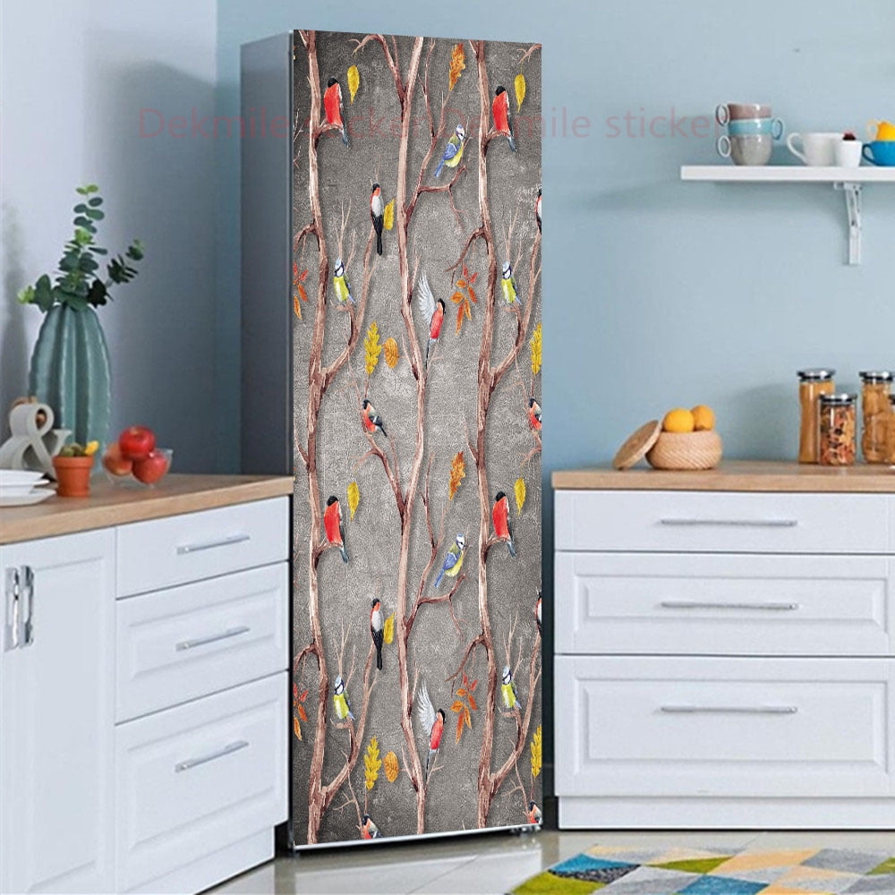 39 Styles For Choice Flowers Scenery Refrigerator Sticker Peel & Stick ...