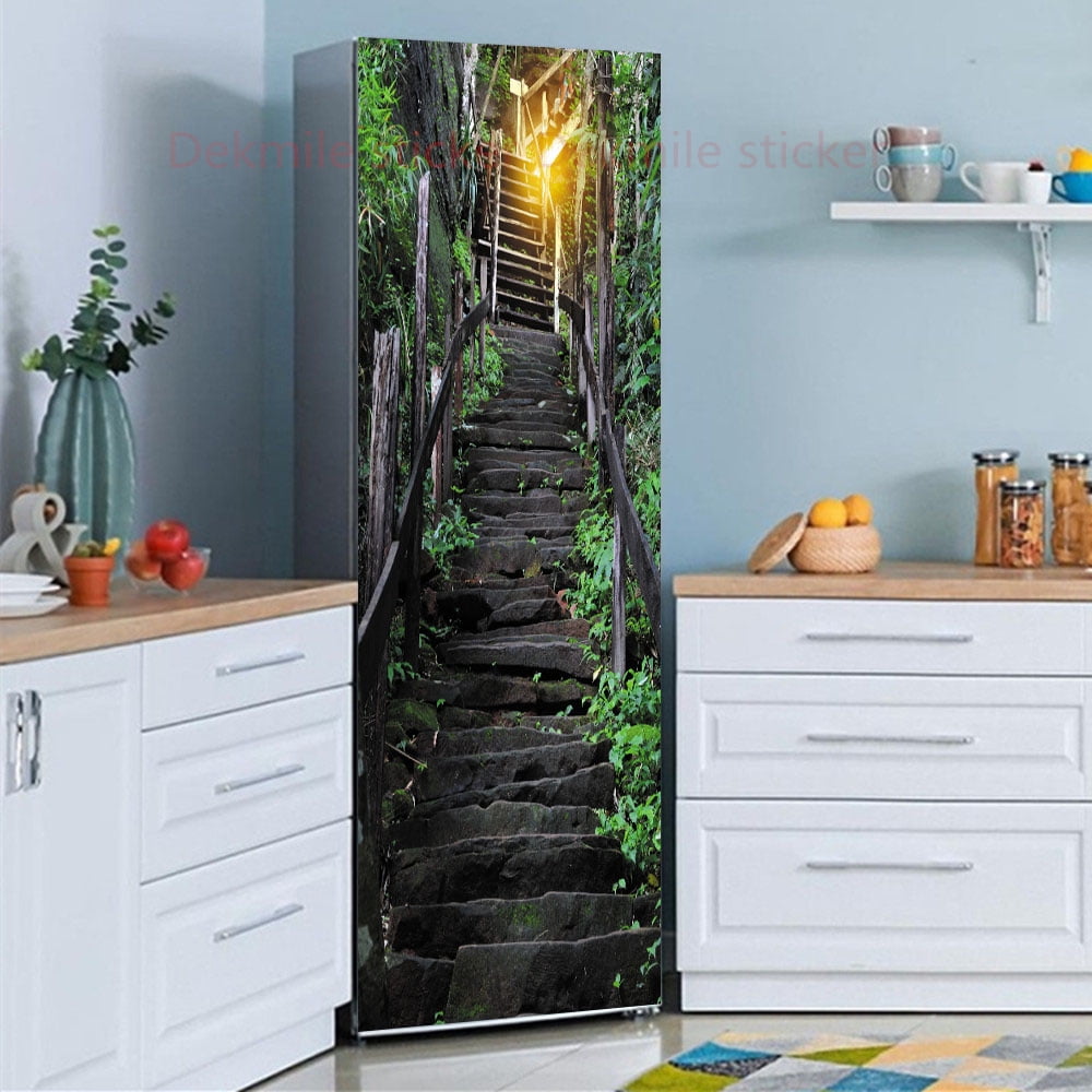 39 Styles For Choice Flowers Scenery Refrigerator Sticker Peel & Stick ...