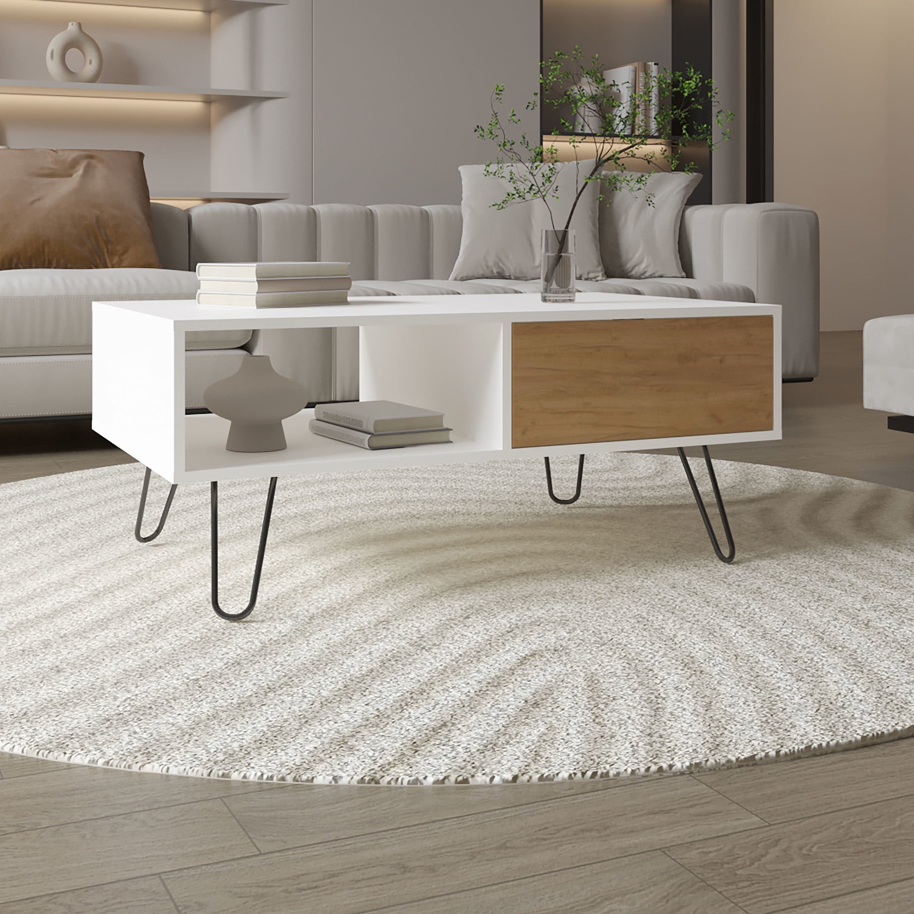 39" Wide Rectangular Coffee Table | Store Essentials and Show Decor ...
