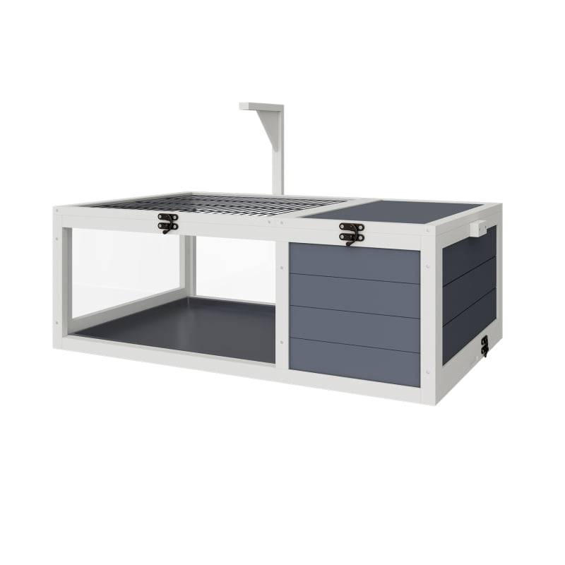 39＂Wood Tortoise House Indoor Turtle Habitat Reptile Cage for Heatfor ...