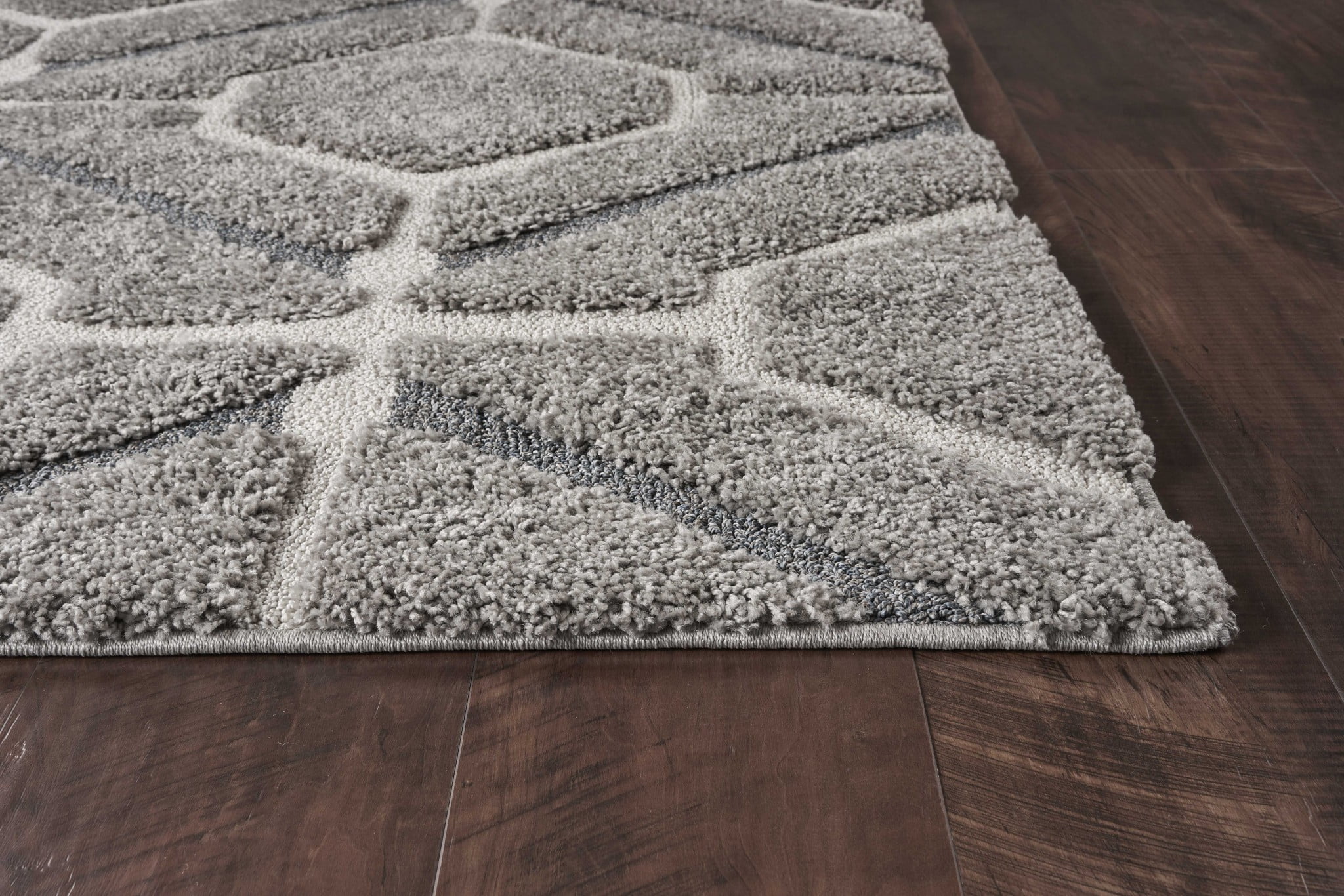 39" X 63" Grey Polypropelene Rug - Walmart.com