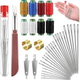 39 count Steel for Hand Sewing Kit Big Eye Steel Sewing 2 Threaders 8 ...