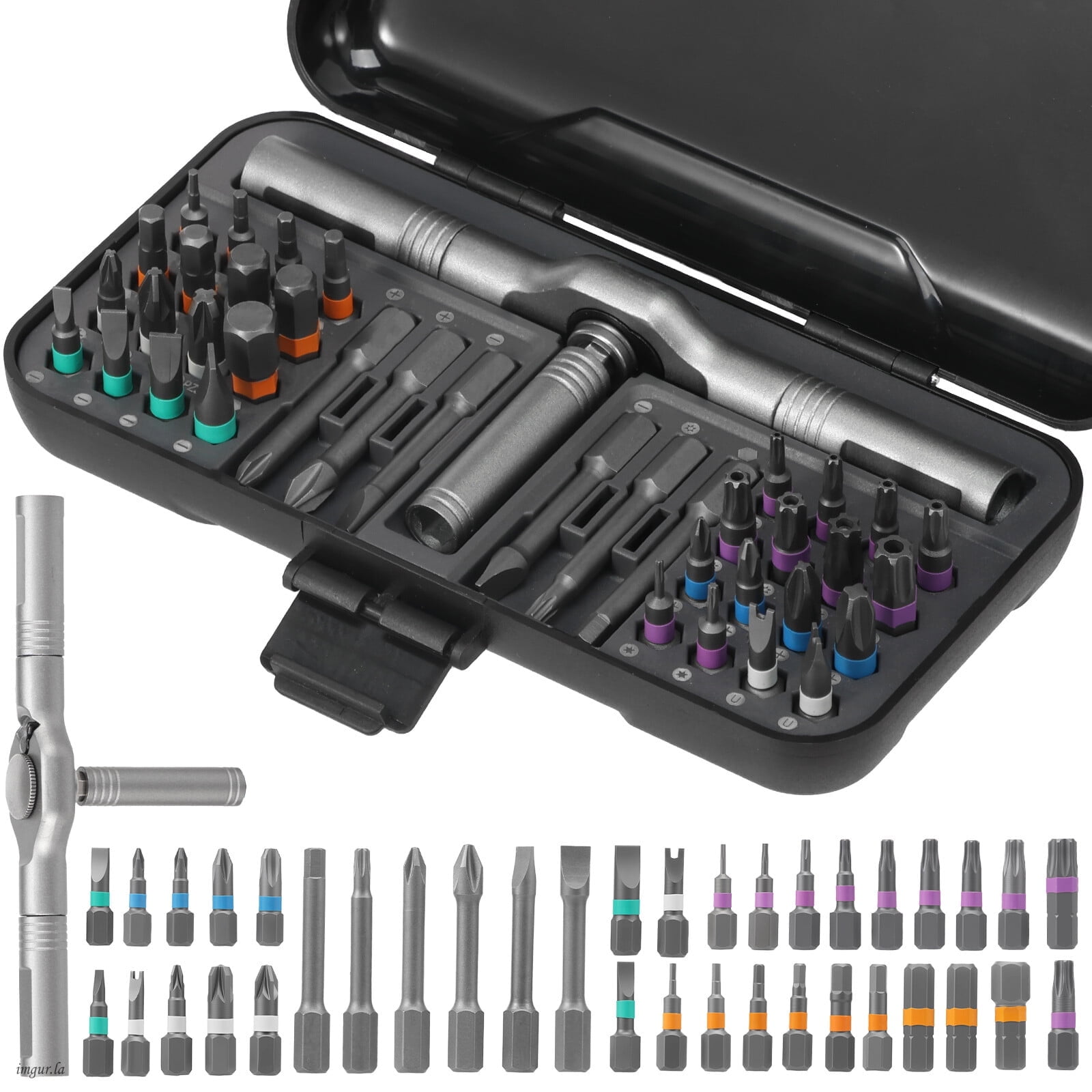 39 in 1 Ratchet Screwdriver Set Multifunctional Magnetic Screwdriver ...