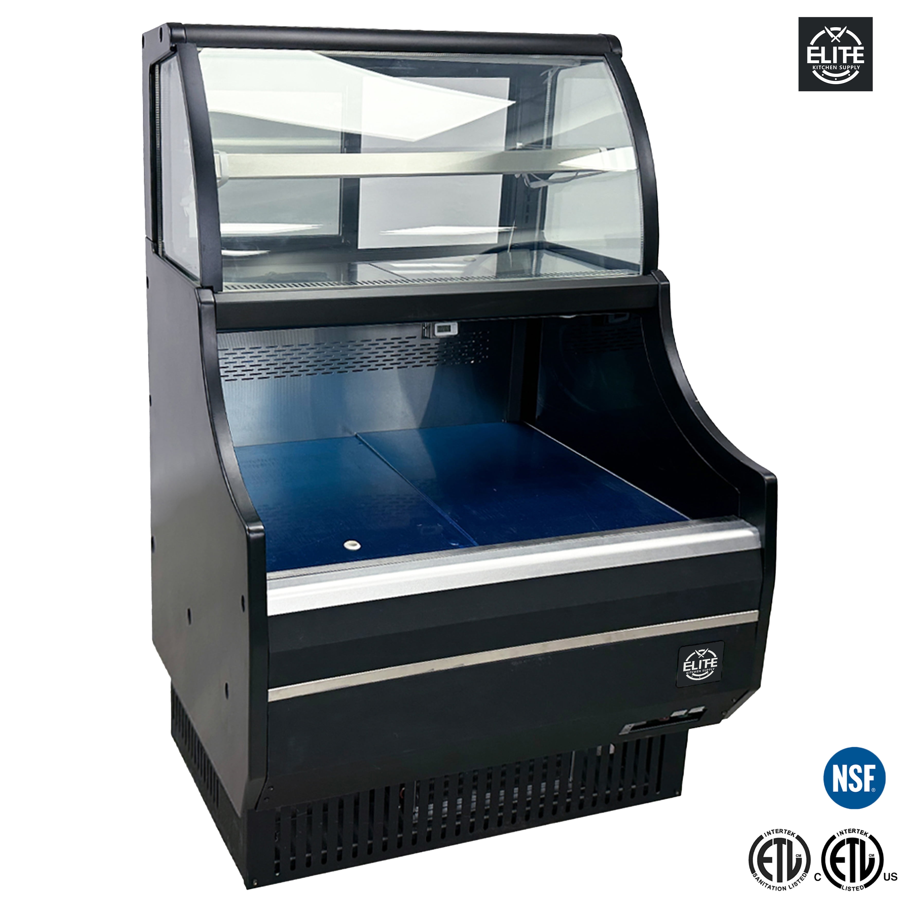 39 in. Open Air Curtain Merchandiser Refrigerator Cooler Display Grab n ...