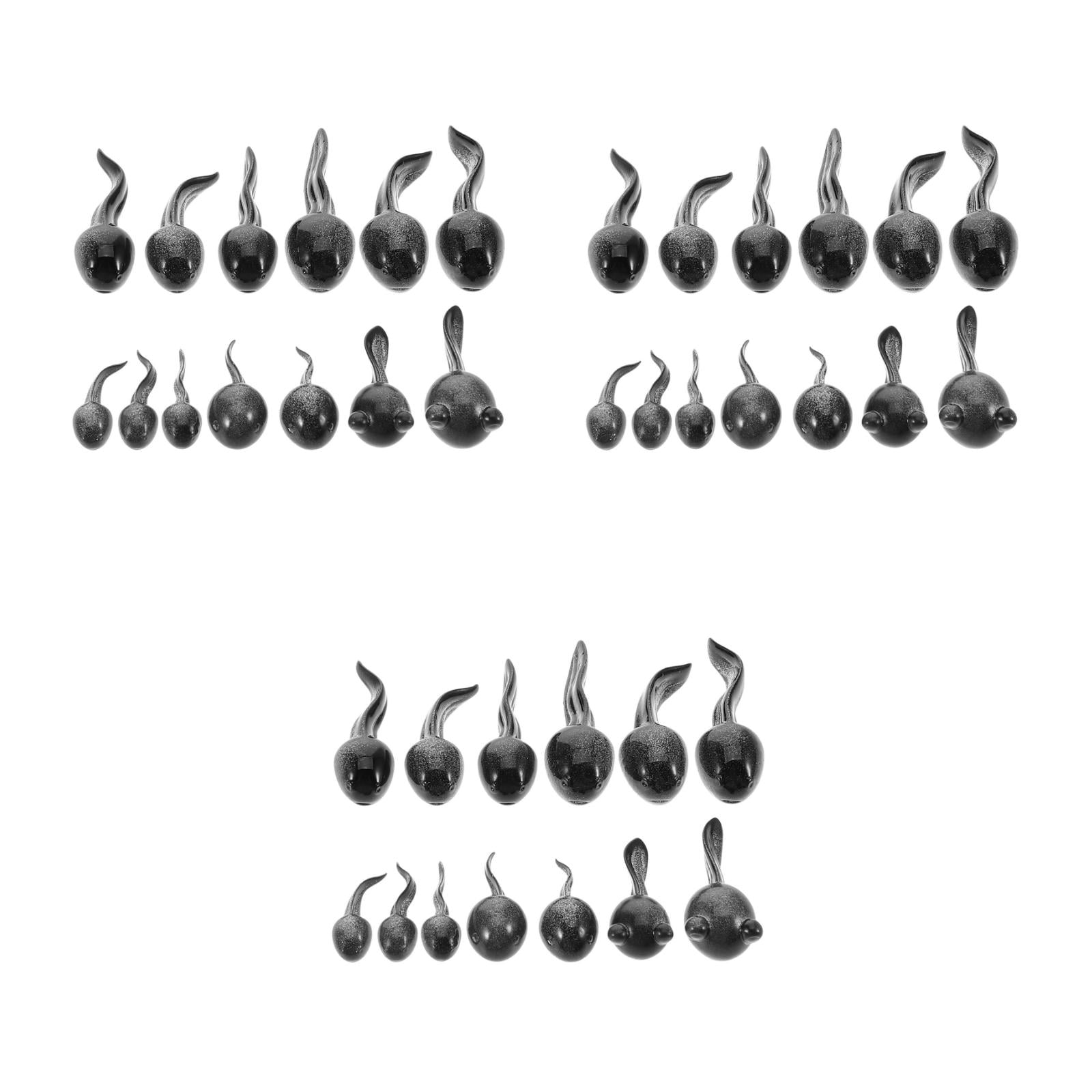 39 pcs Dollhouse Tadpole Figurines Tiny Animal Tadpole Model Miniature ...