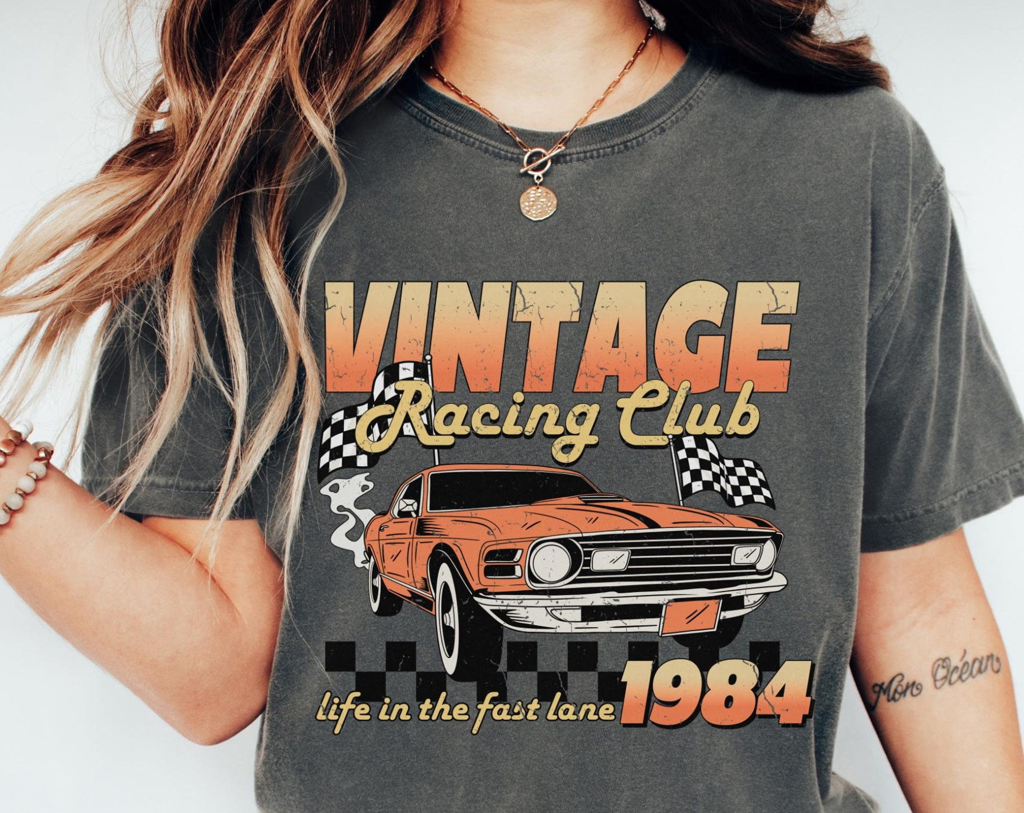 39 s Racing Club Shirt Retro Graphic Race Car Tshirt Race Track ...
