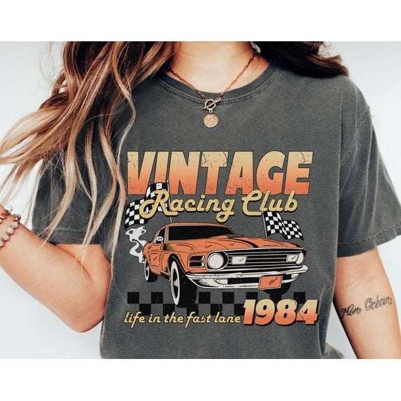 39 s Racing Club Shirt Retro Graphic Race Car Tshirt Race Track ...