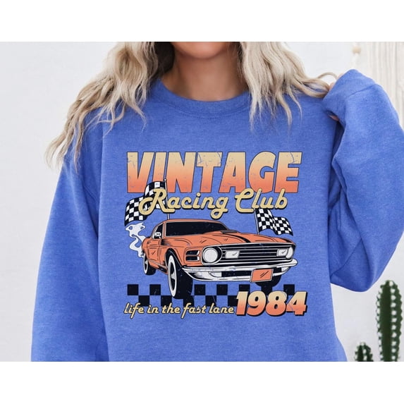 39 s Racing Club TShirt Retro Graphic Race Car TShirt Race Track ...