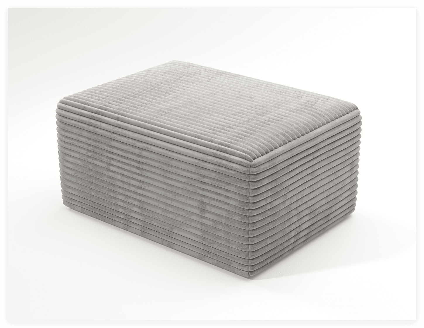 39"x 30"x 16"Oversized Ottoman Footrest for Sofa Large Plush Corduroy ...